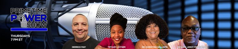 Primetime Power Show - Live weekly radio show. Thursday @ 7 PM ET.